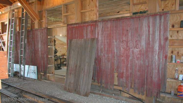ancient siding of boxcar 309: The NERAIL New England Railroad Photo Archive