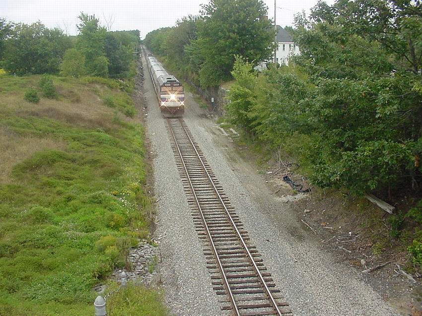 Amtrak/Downeaster No. 684 at Black Point: The NERAIL New England ...