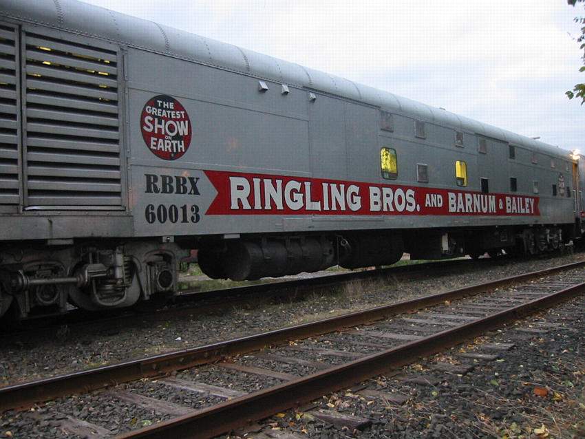 RBBB Circus Train power car: The NERAIL New England Railroad Photo Archive
