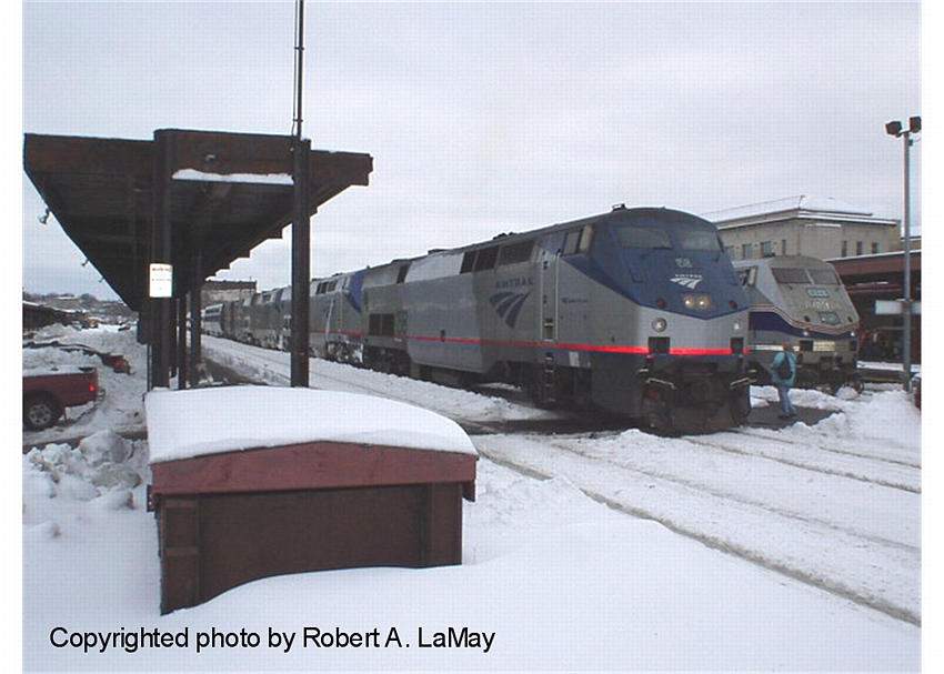 AMT Train 449 at Union Station in Springfield, Mass.: The NERAIL New ...