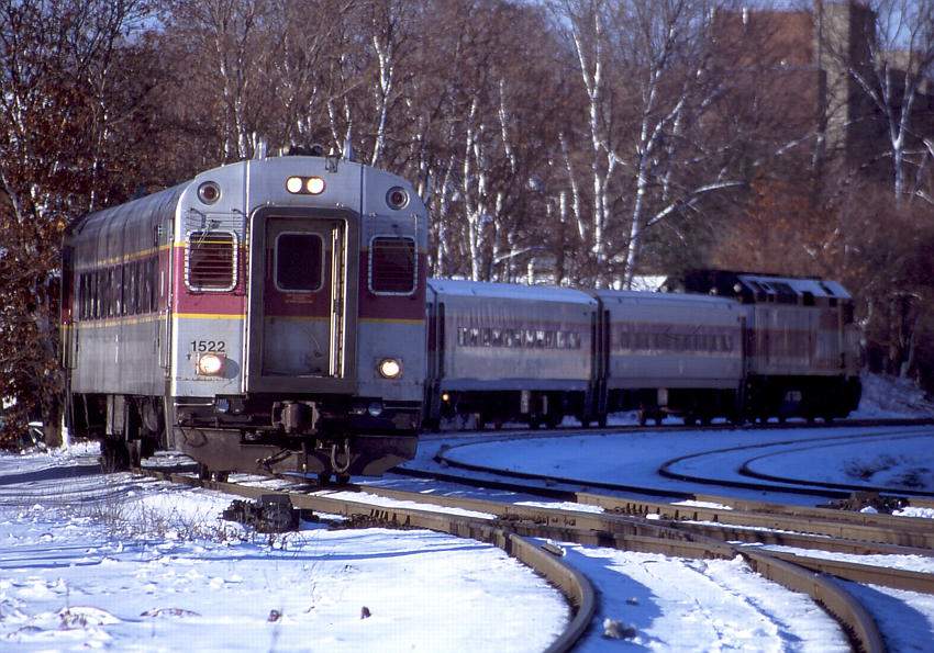 MBTA cab car at Framingham: The NERAIL New England Railroad Photo Archive