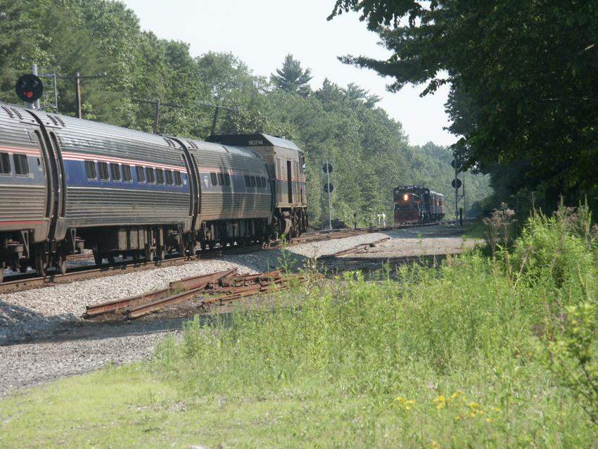 GRS Inspection train.: The NERAIL New England Railroad Photo Archive