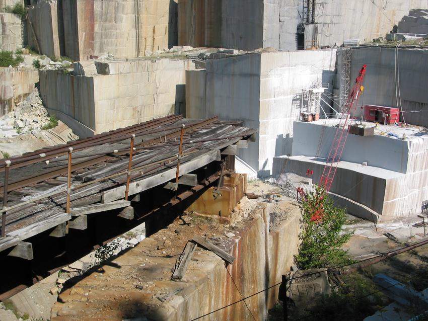 The old track at Fletchers Quarry.: The NERAIL New England Railroad ...