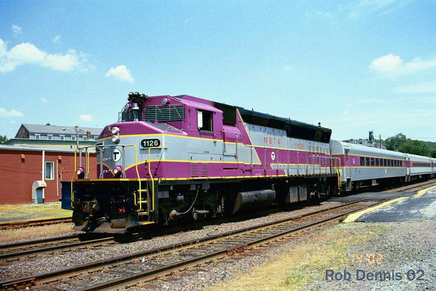 MBTA#1126, Ayer, MA: The NERAIL New England Railroad Photo Archive