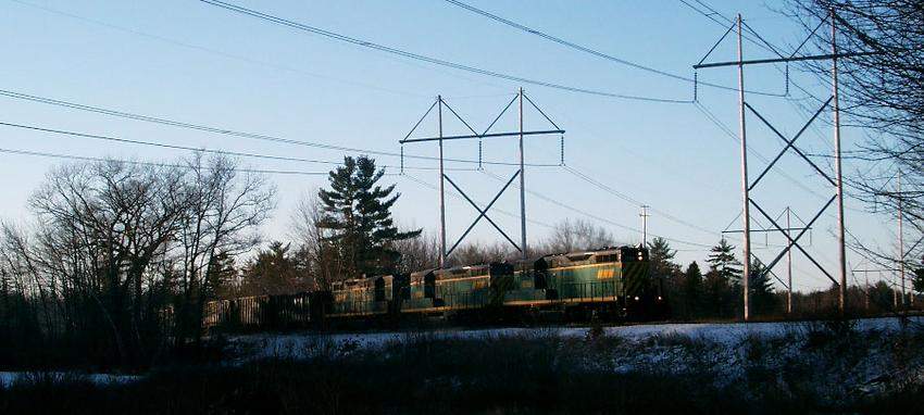 NHN under the power lines in Rochester, NH: The NERAIL New England ...