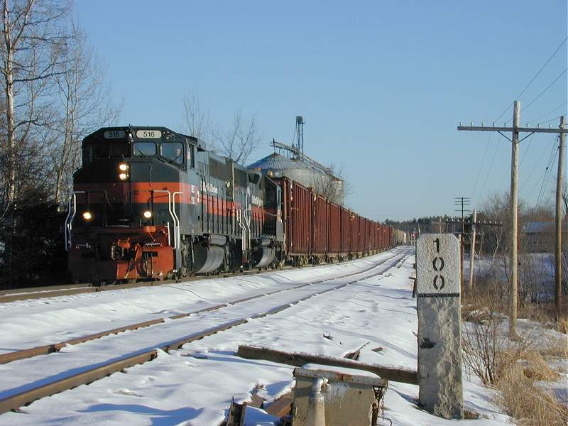 GRS NMPO-26 at Burnham, ME: The NERAIL New England Railroad Photo Archive