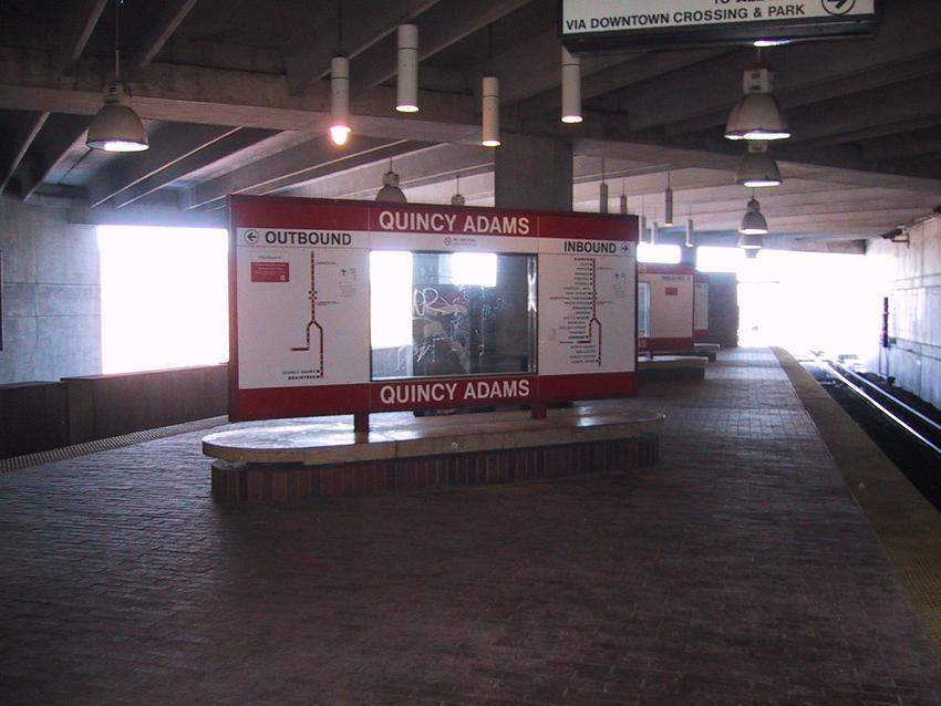 Quincy Adams station: The NERAIL New England Railroad Photo Archive