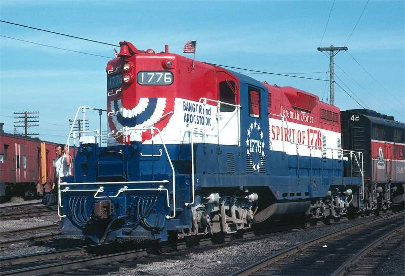 BAR GP7 1776 Bicentennial: The NERAIL New England Railroad Photo Archive