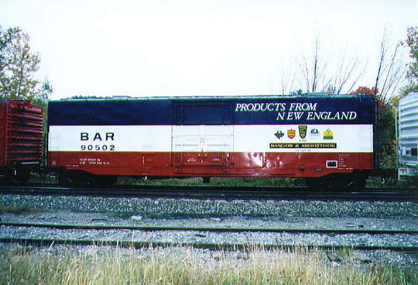 Bangor & Aroostook grain loading box cars: The NERAIL New England ...