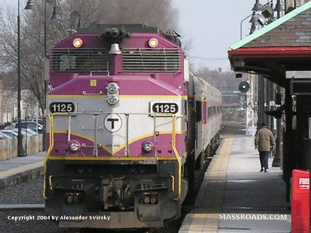 GP40MC MBTA #1125 at Reading Depot.: The NERAIL New England Railroad ...