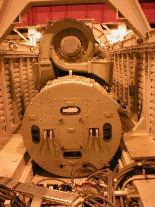 picture taken from the PL42AC cab looking back into the engine ...