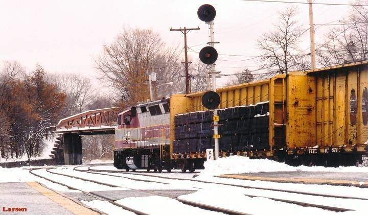 MBTA work extra at Ayer MA #2: The NERAIL New England Railroad Photo ...