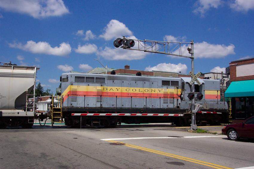 BCLR 1701 crossing Route 135 in Needham, MA: The NERAIL New England ...