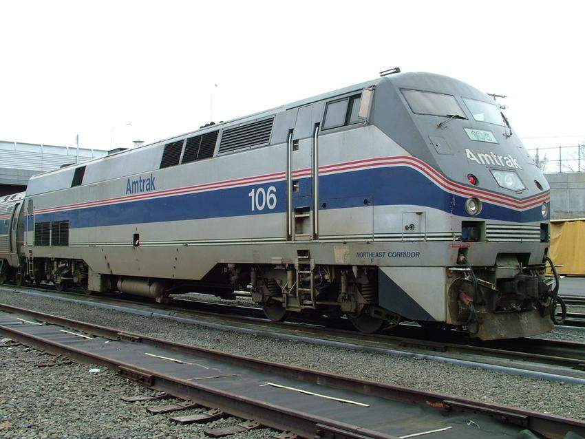 Amtrak P42DC 106: The NERAIL New England Railroad Photo Archive