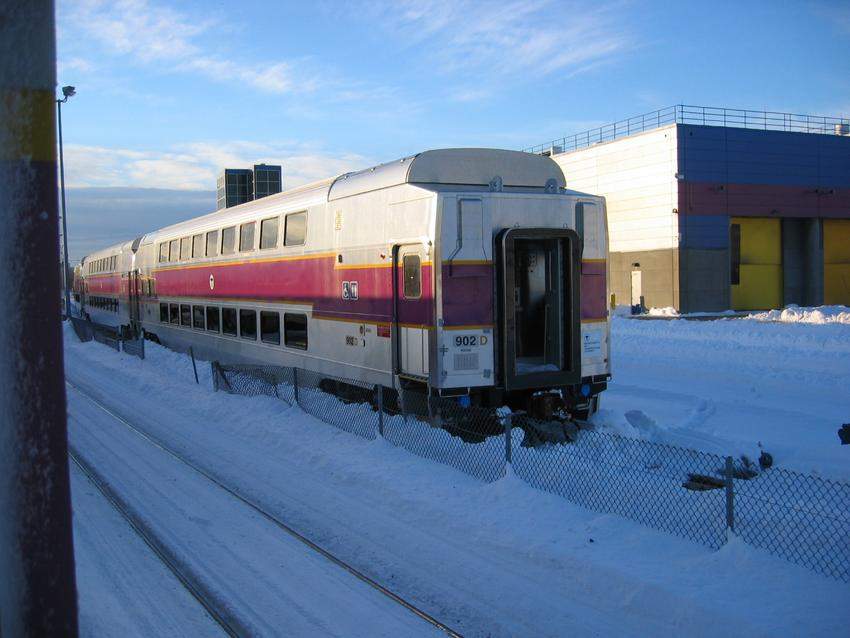 MBTA coach 902 at BET: The NERAIL New England Railroad Photo Archive