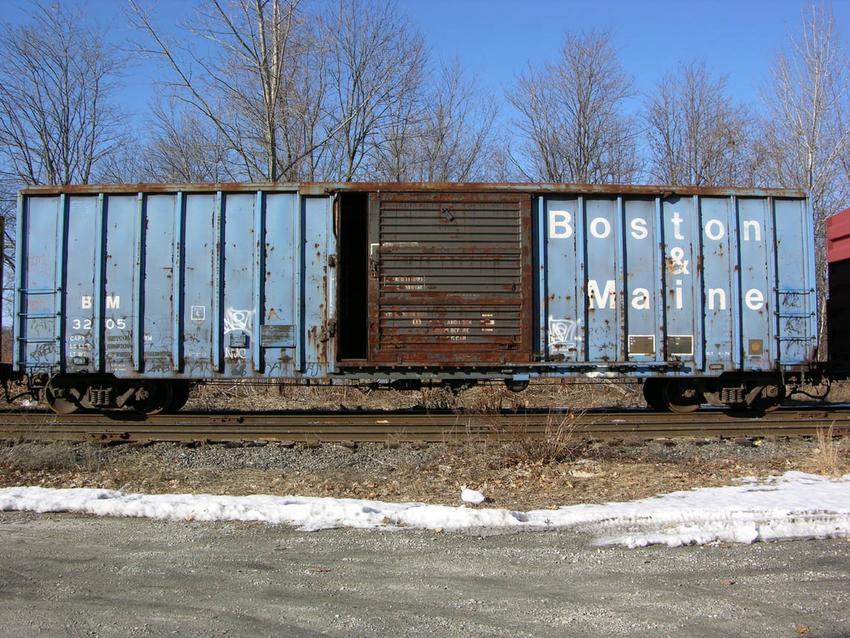 Boston & Maine XM boxcar in Lowell Mass: The NERAIL New England ...