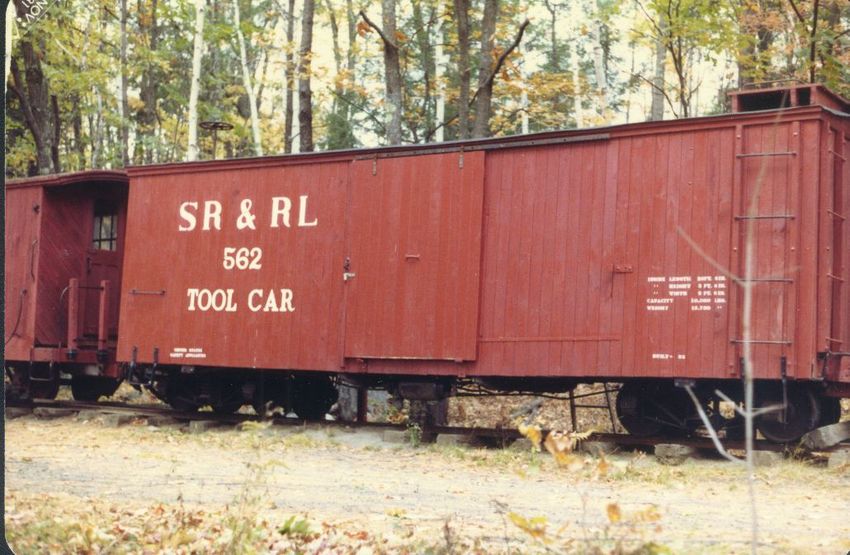 SR&RL Tool Car #562: The NERAIL New England Railroad Photo Archive