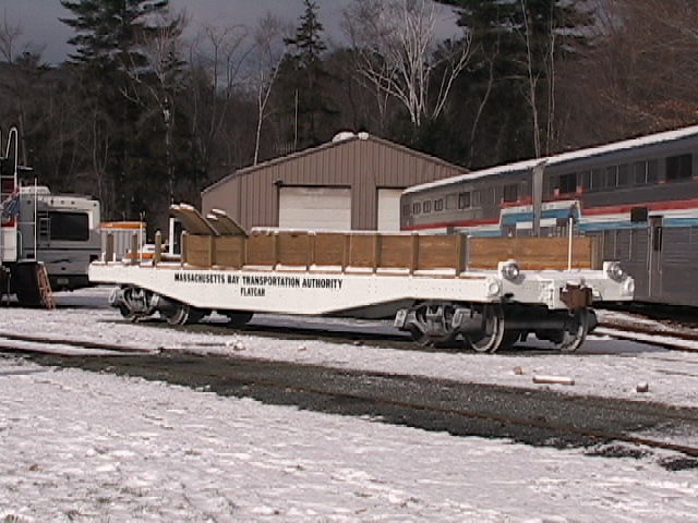 MBTA MOW Flatcar Lincoln NH. Dec. 2005: The NERAIL New England Railroad ...