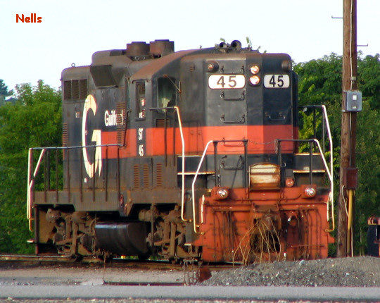 GP9 #45 in the sun...: The NERAIL New England Railroad Photo Archive