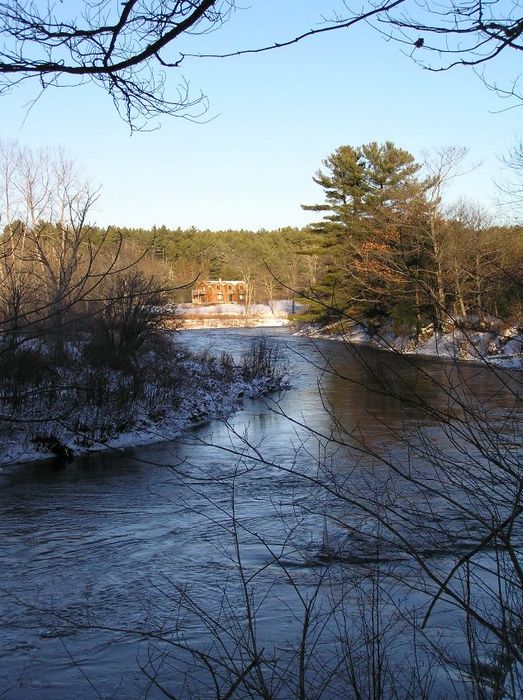 View of Sheepscot from ROW: The NERAIL New England Railroad Photo Archive