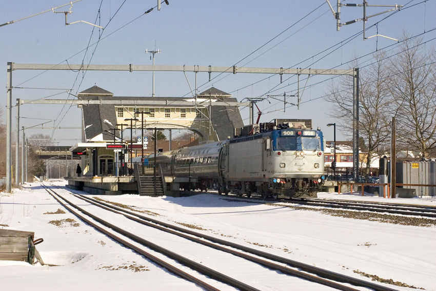 Train 137 stops at Old Saybrook, CT: The NERAIL New England Railroad ...