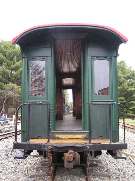 Looking Into the South End of Coach 8: The NERAIL New England Railroad ...