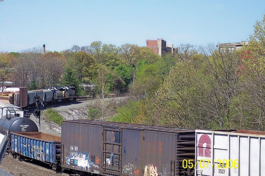 CSX GP40s 6210 and 6230 head down the wye into North Yard.: The NERAIL ...