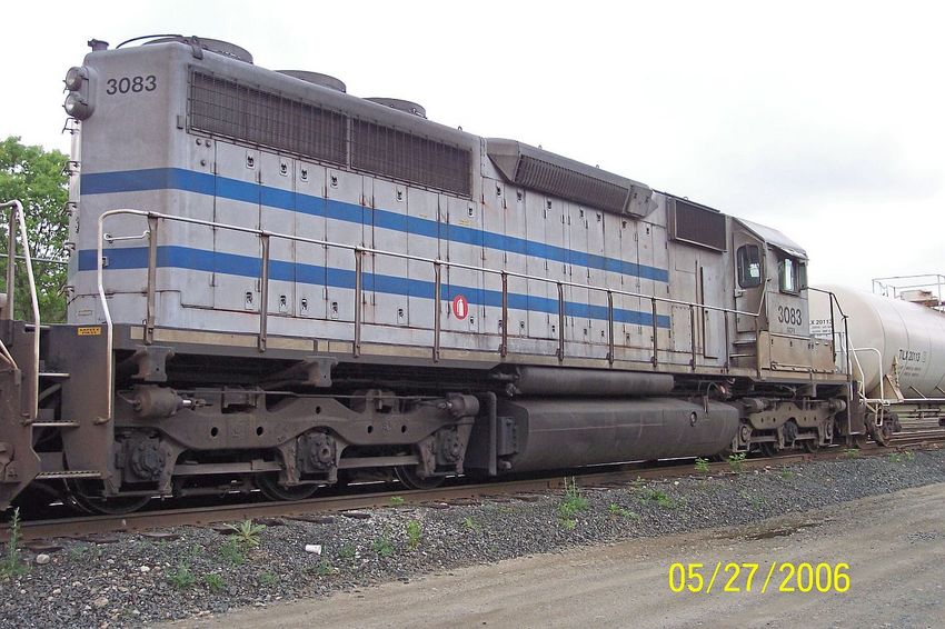 Side shot of GCFX SD40-2 3083 in Nevins Yard.: The NERAIL New England ...