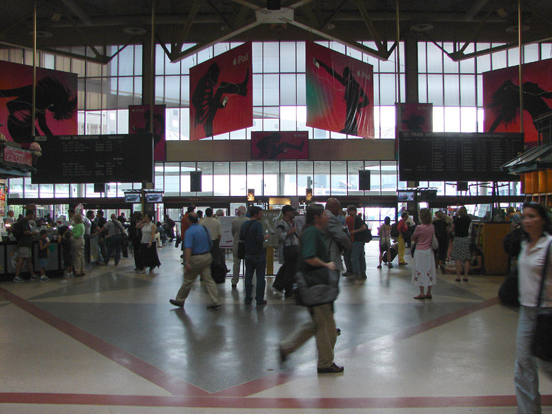 Interior - Boston South Station: The NERAIL New England Railroad Photo ...