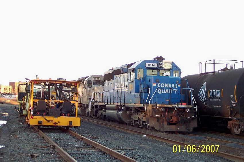CSX (Conrail) SD40-2 8814 in the North Yard.: The NERAIL New England ...