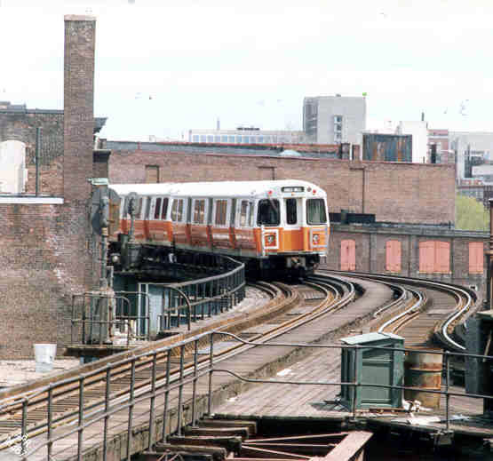 Old Orange Line Elevated to Forest Hills Station, Boston: The NERAIL ...