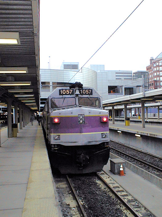 MBTA Engine #1057 at South Station, Boston, MA: The NERAIL New England ...