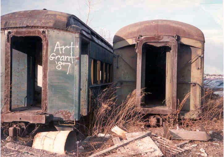 Stranded Passenger Cars of Boston's Fan Pier in 1988: The NERAIL New ...