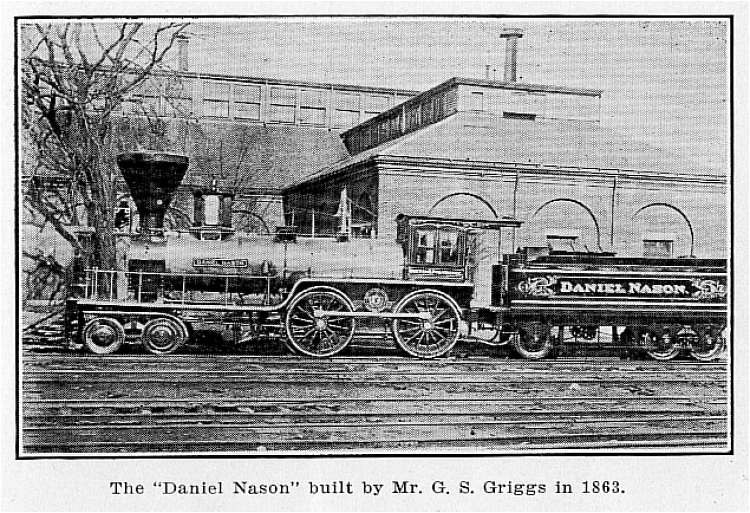 Boston & Providence Locomotive "Daniel Nason", Built in 1863: The ...