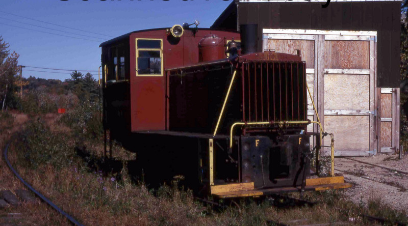 Wolfboro RR Plymouth Engine Oct 1973.: The NERAIL New England Railroad ...