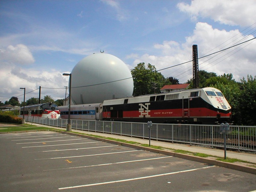 old and the new share time at Danbury Station: The NERAIL New England ...