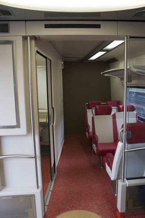 Interior of M8 mockup: The NERAIL New England Railroad Photo Archive
