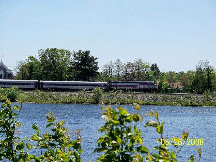MBTA Worcester-bound commuter train: The NERAIL New England Railroad ...