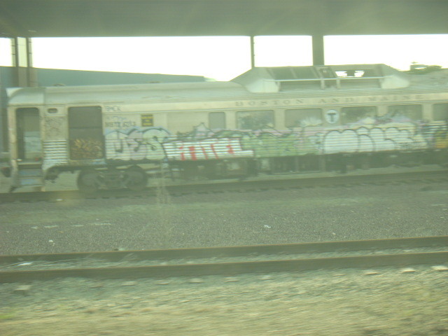 MBTA B&M Boise Budd Car Outside Boston Engine Terminal: The NERAIL New ...