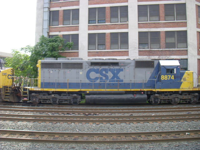 CSX #8874 at Worcester, MA: The NERAIL New England Railroad Photo Archive