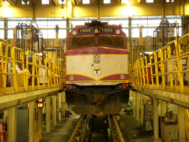 MBTA #1050 at Boston Engine Terminal: The NERAIL New England Railroad ...