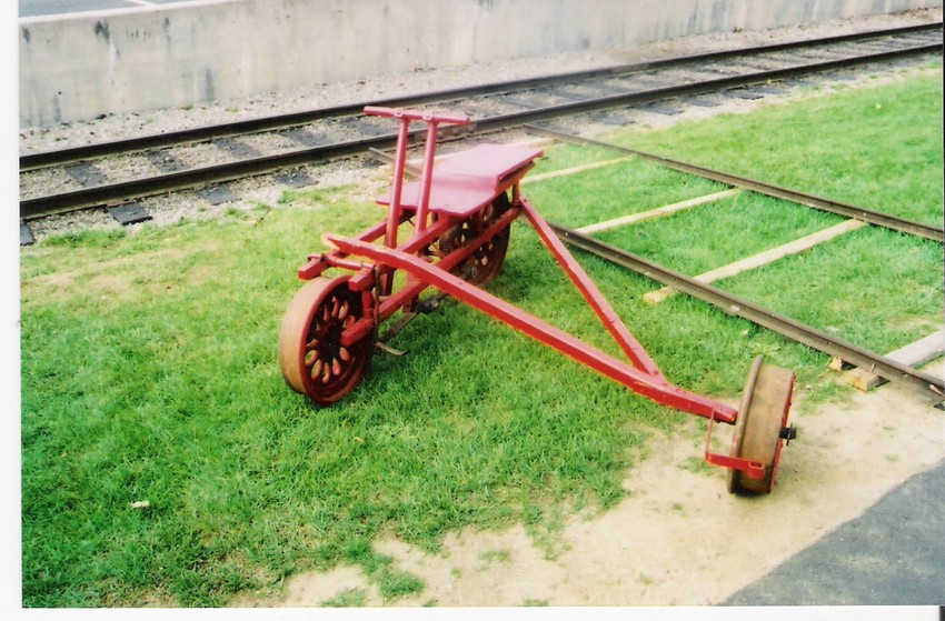 This is called a Velocipede: The NERAIL New England Railroad Photo Archive