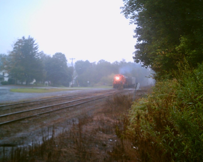 battenkill railroad rs3 pulling into town: The NERAIL New England ...