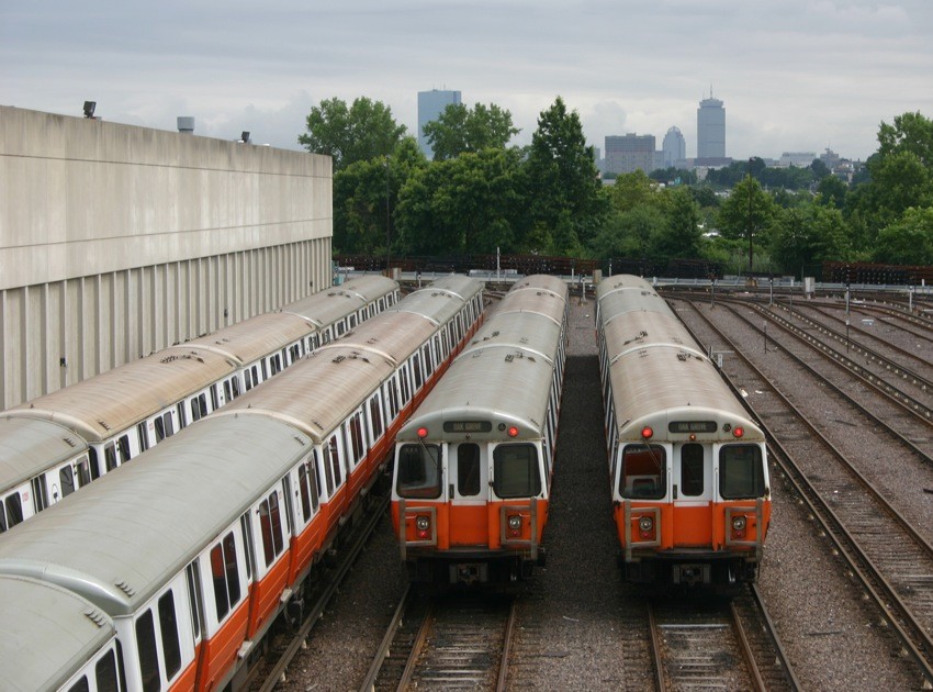 MBTA Orange Line Trains at the Wellington Yard: The NERAIL New England ...