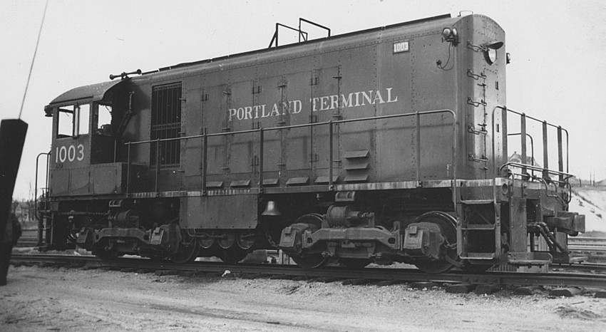 Portland Terminal 1003 in Rigby Yard.: The NERAIL New England Railroad ...