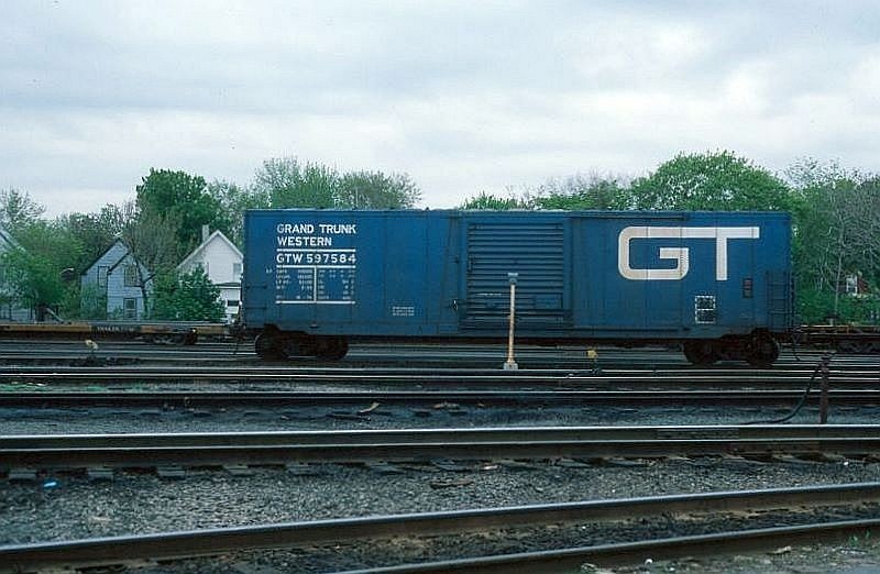 GTW Box Car No. 597584: The NERAIL New England Railroad Photo Archive