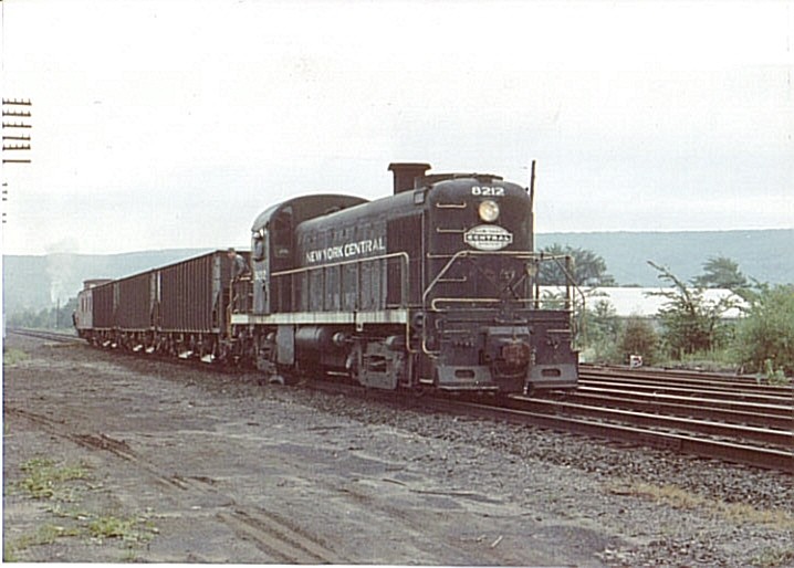 new york central rs2 with a cut of coal cars at northadams jct: The ...