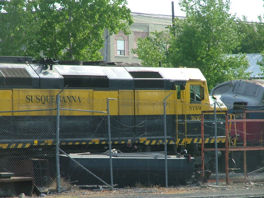 nys&w f45 #3636 at the dead line at utica ny: The NERAIL New England ...