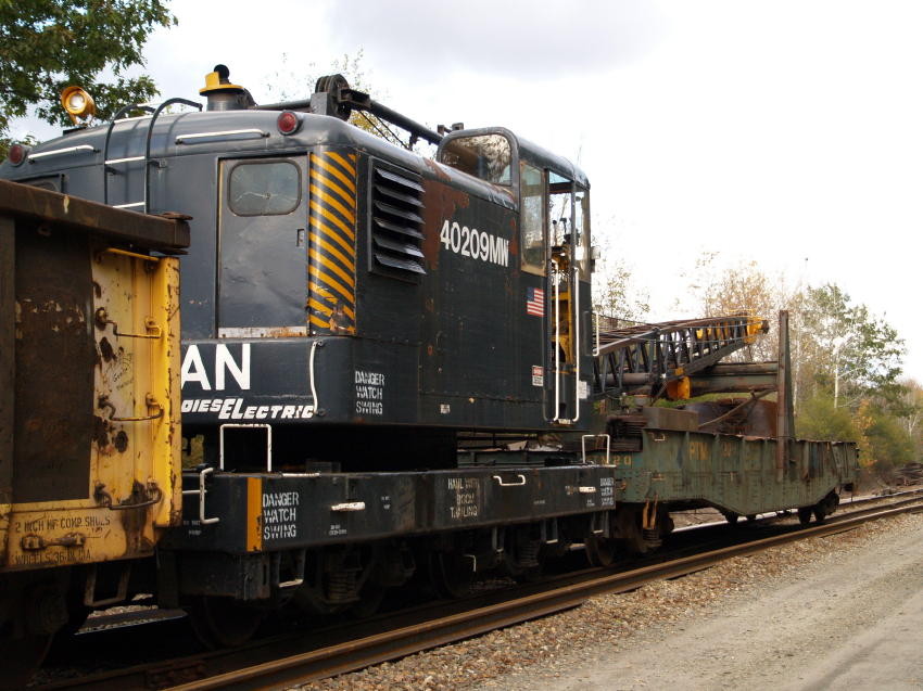 Pan Am Work Crane: The NERAIL New England Railroad Photo Archive