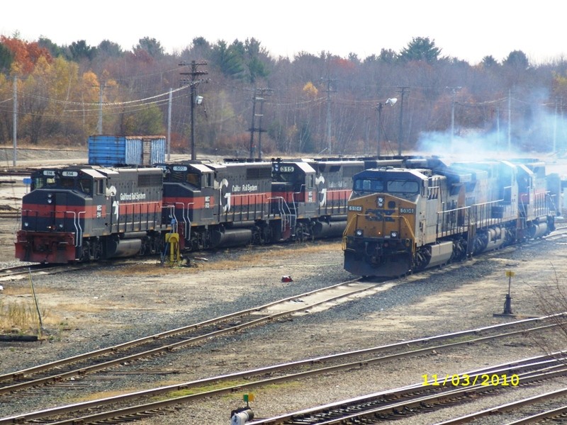 Rigby power sitting over the pads: The NERAIL New England Railroad ...